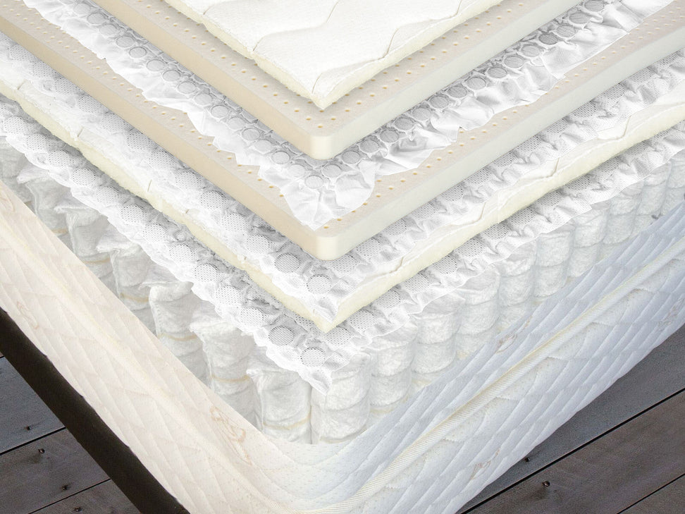 Quad Coil Natural Mattresses by Berkeley Ergonomics